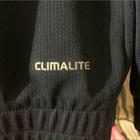 adidas | Jackets & Coats | Adidas Climalite Logo Three Stripe Track ...